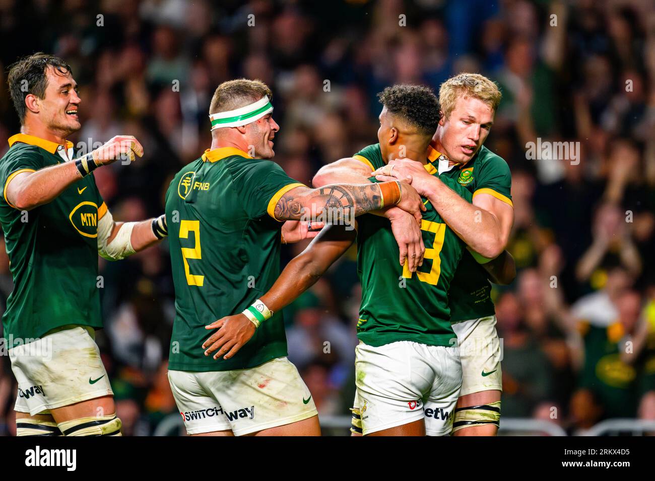 LONDON, UNITED KINGDOM. 25st, Aug 23. Canan Moodie of Springboks ...