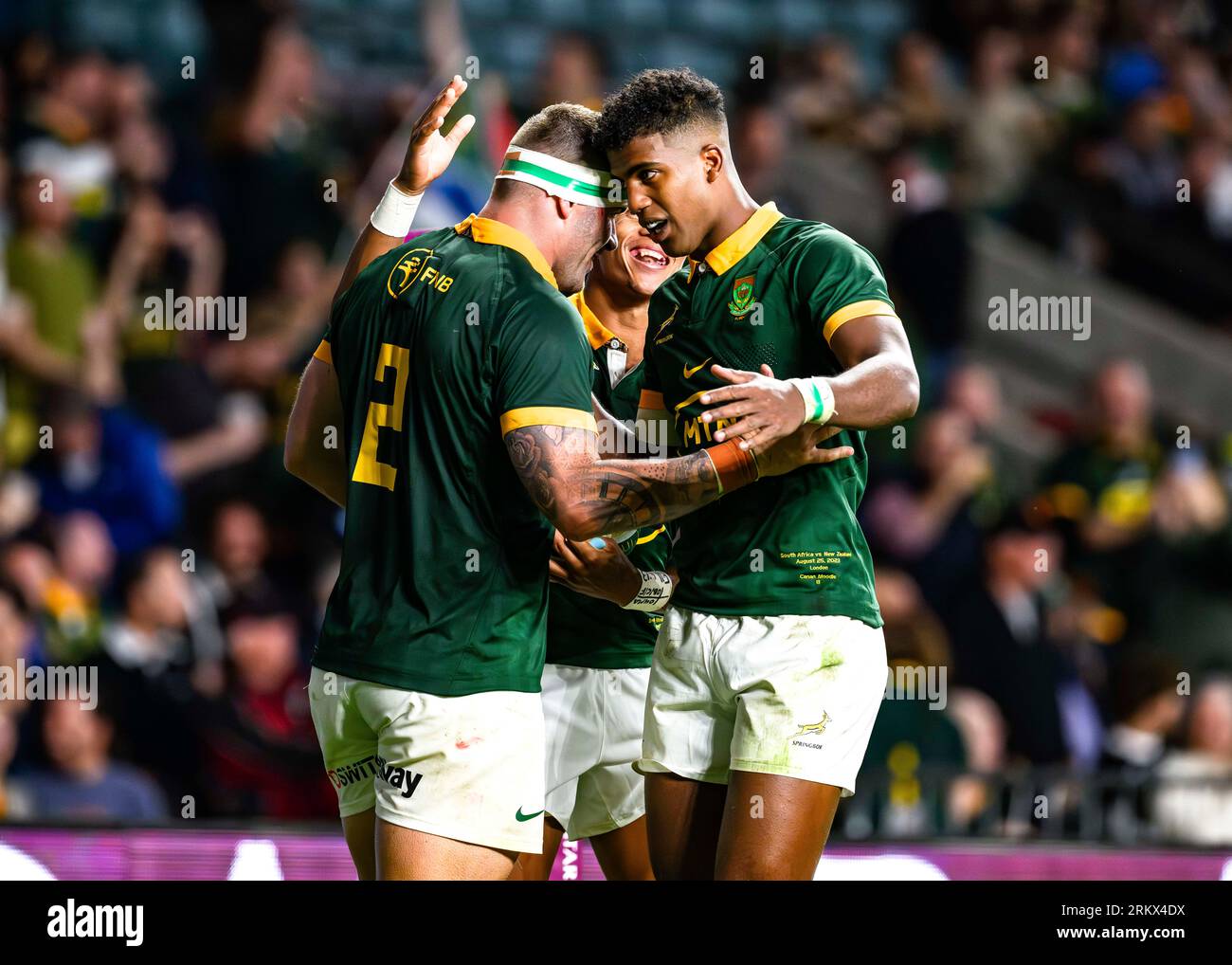 LONDON, UNITED KINGDOM. 25st, Aug 23. Malcolm Marx of Springboks ...