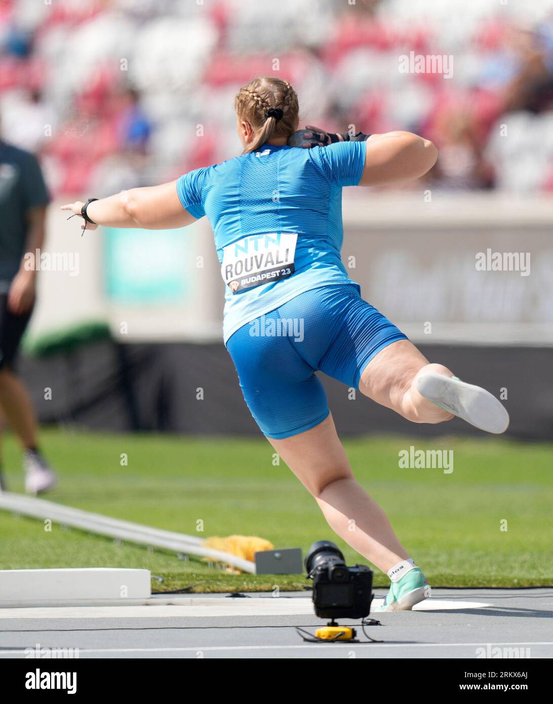 Budapest,HUN, 26 Aug 2023 Eveliina Rouvali (FIN) in action during the ...