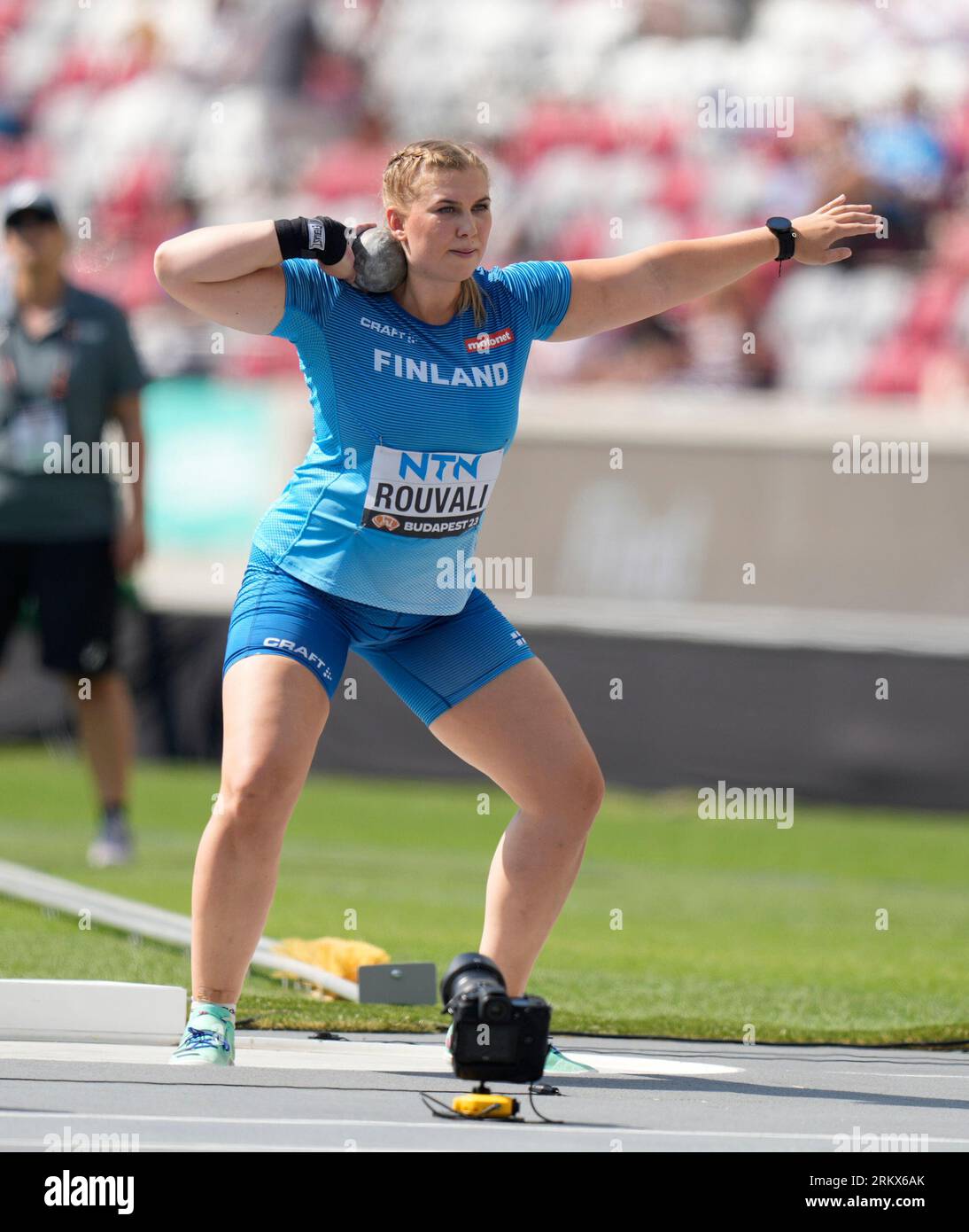 Budapest,HUN, 26 Aug 2023 Eveliina Rouvali (FIN) in action during the ...