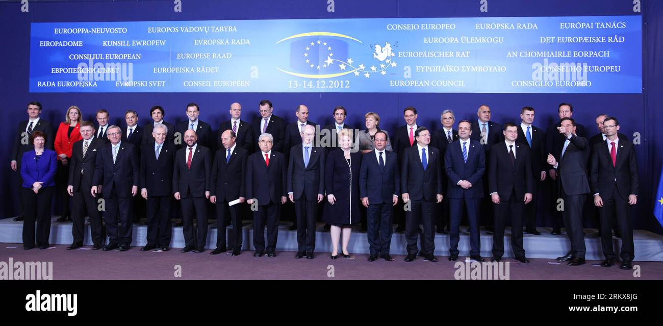 Eu headquarters building 2012 hi-res stock photography and images - Alamy