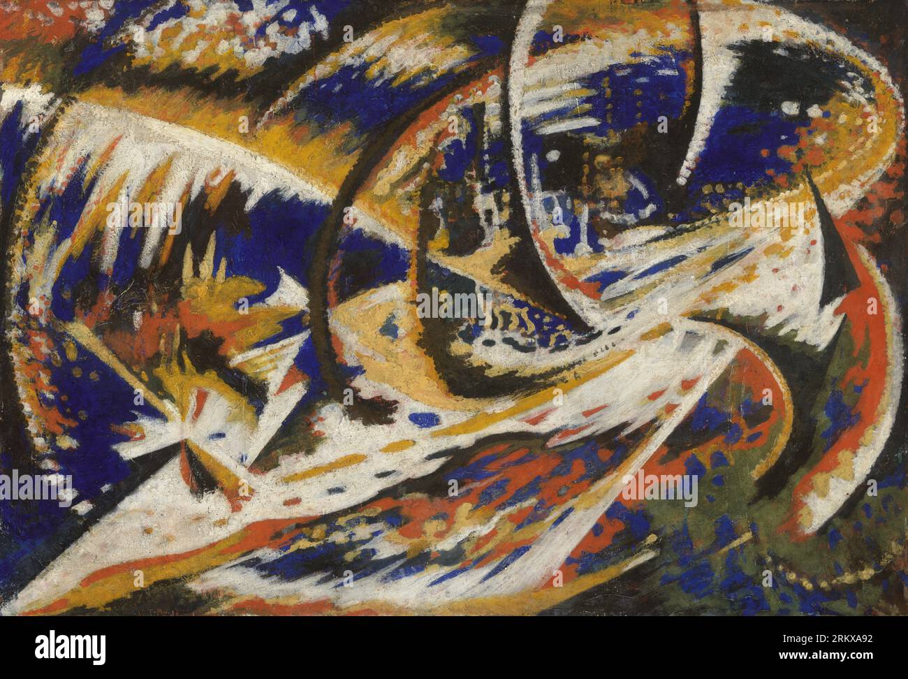 Speed 1914 by Jules Schmalzigaug Stock Photo - Alamy