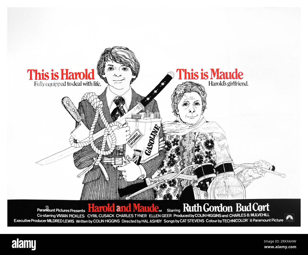 HAROLD AND MAUDE (1971), directed by HAL ASHBY. Credit: PARAMOUNT ...