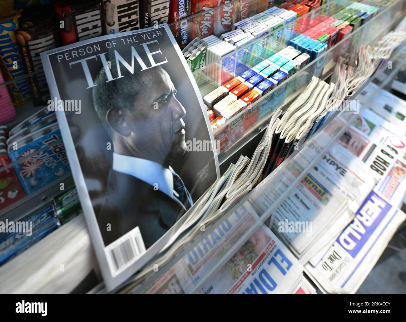 Time person of the year 2012 magazine hi-res stock photography and ...