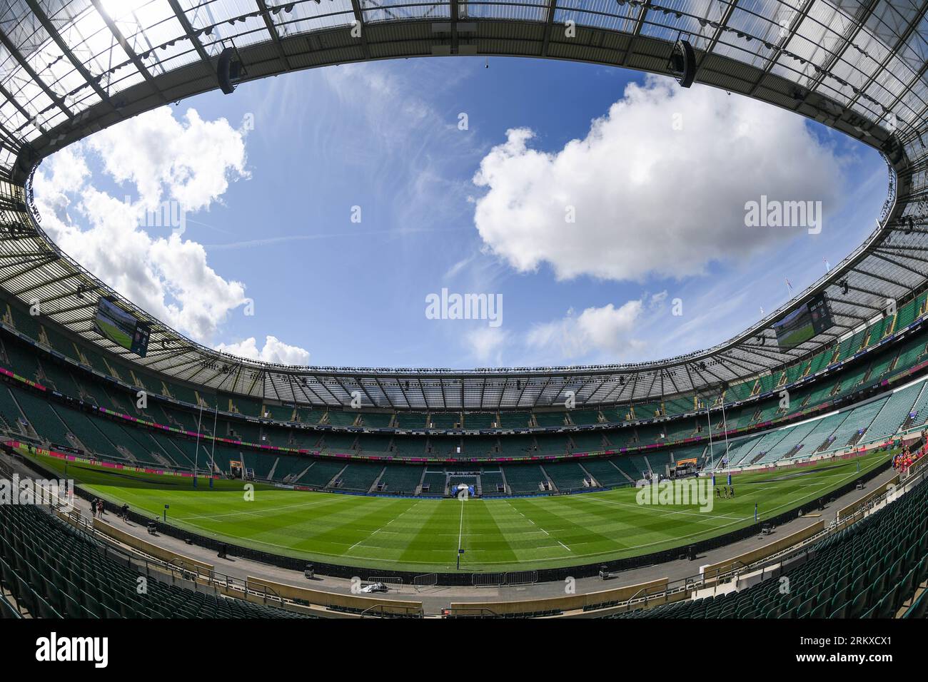 General view of Twickenham Stadium, Home of England RFU ahead of the ...