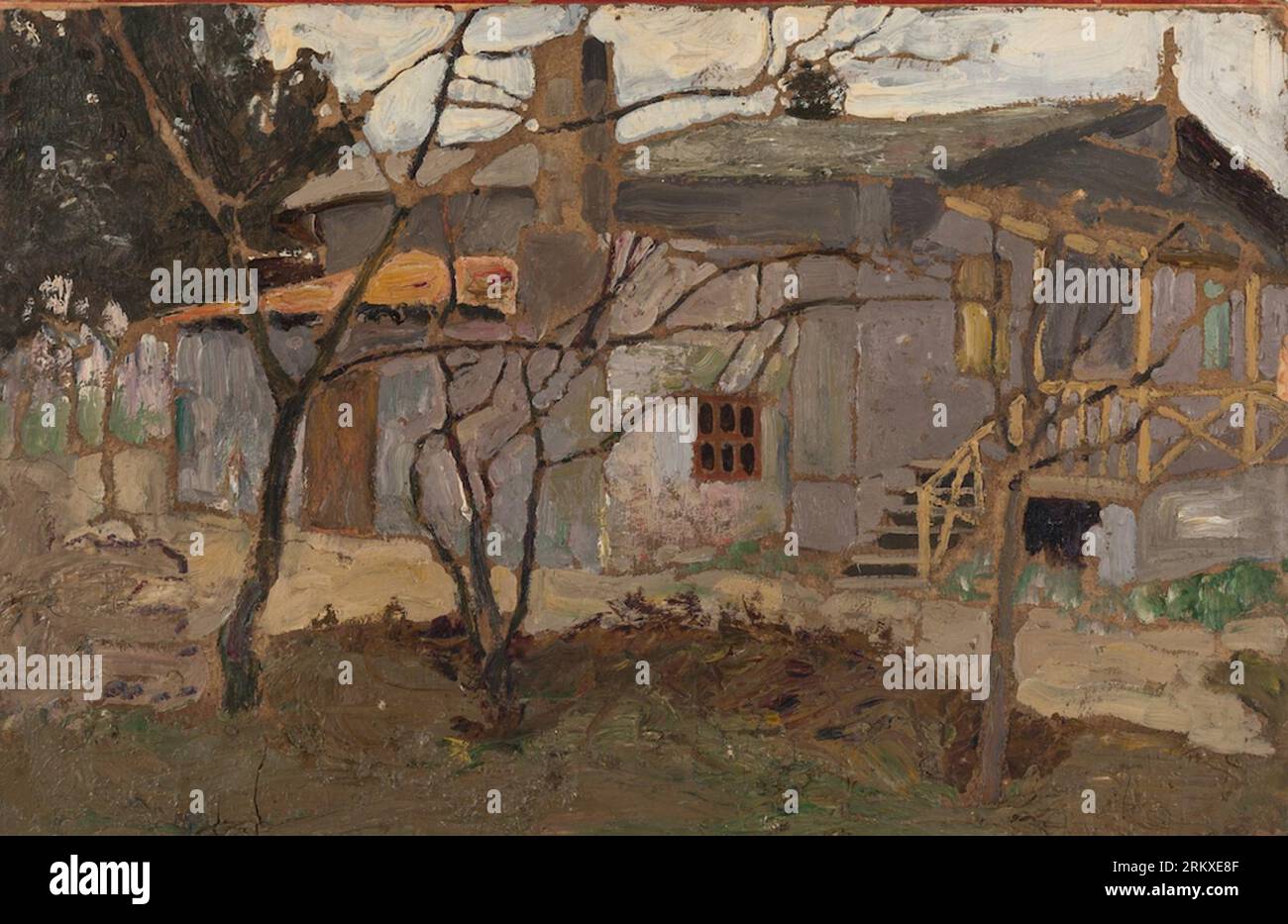 A View of the House between 1905 and 1908 by Vladimir Baranov-Rossiné ...