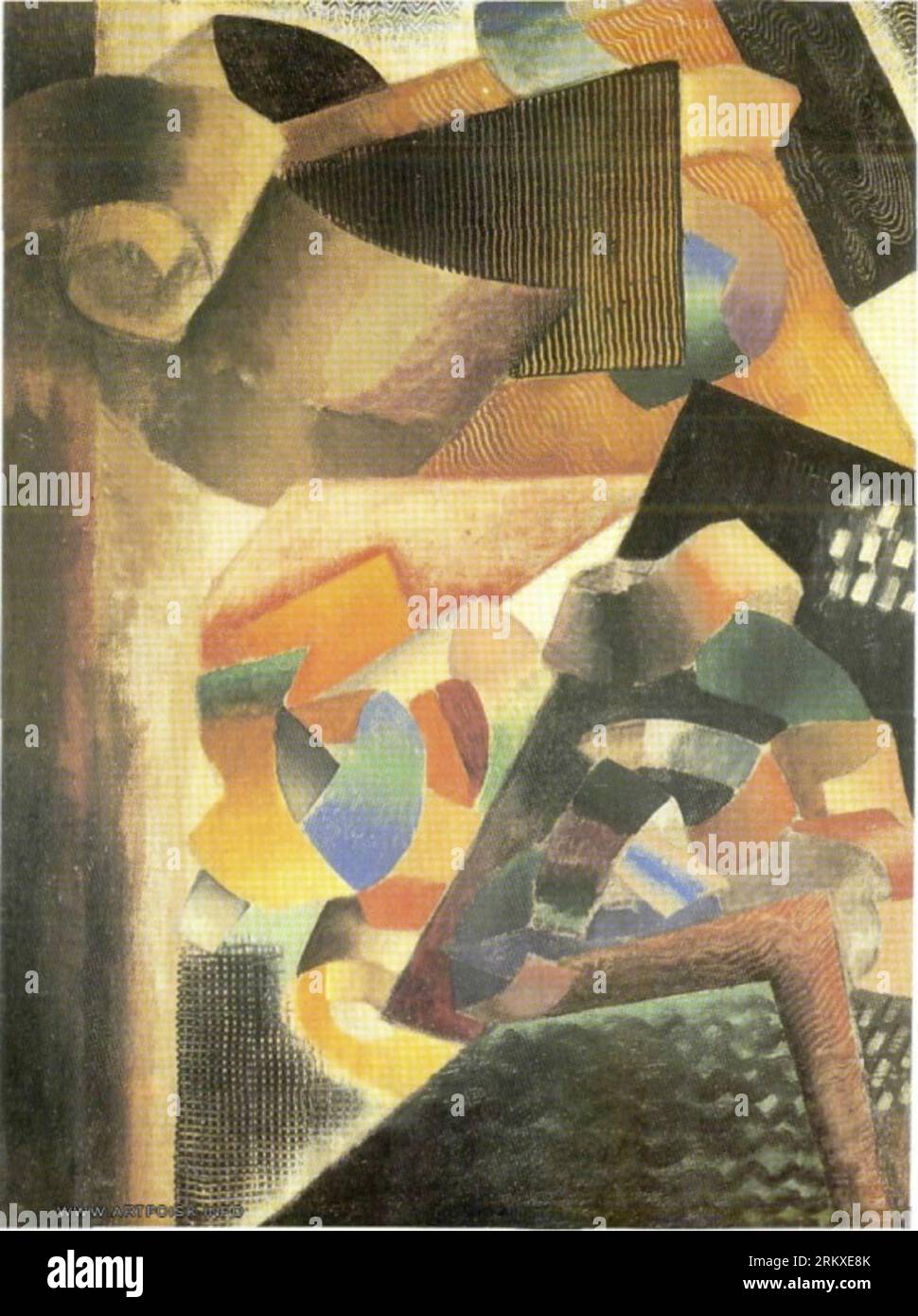 Non-Objective 1917 by Vladimir Baranov-Rossiné Stock Photo - Alamy