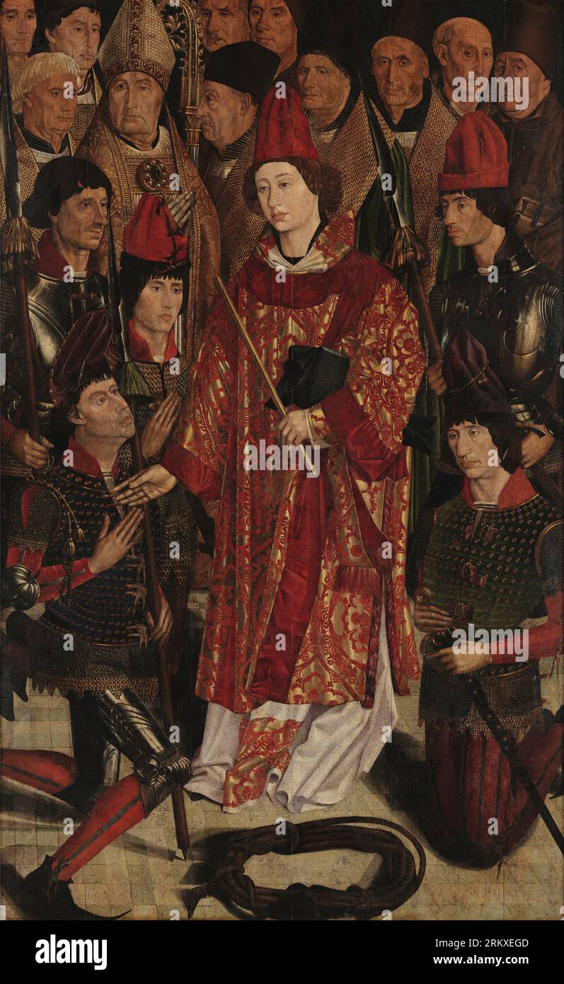 Saint Vincent Panels, fourth panel 15th century by Nuno Gonçalves Stock ...