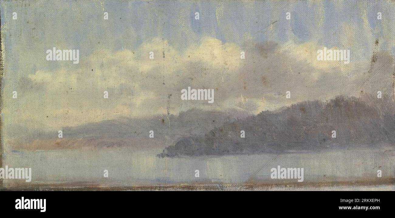 Lake circa 1890 by Sarah A. Doidge Stock Photo - Alamy
