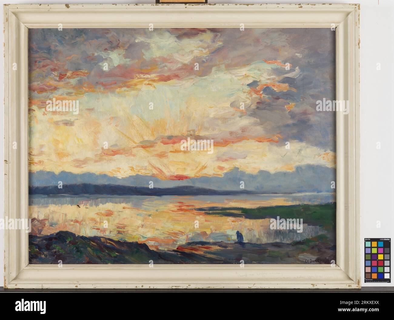 Monding Oosterschelde between 1900 and 1920 by Charles Dankmeijer Stock ...