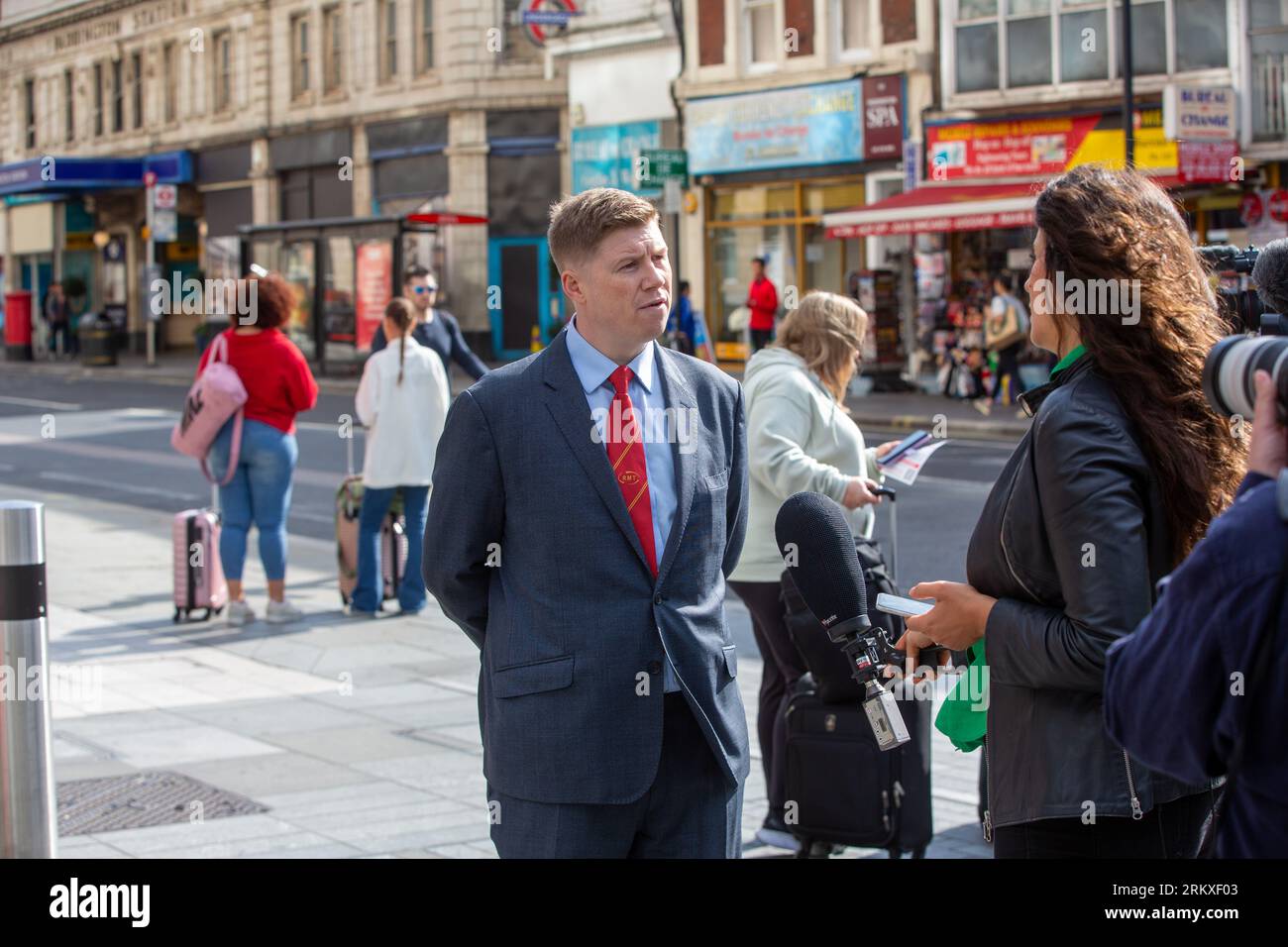 London, United Kingdom. August 26 2023. The Assistant General Secretary ...