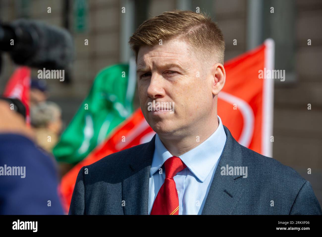London, United Kingdom. August 26 2023. The Assistant General Secretary ...
