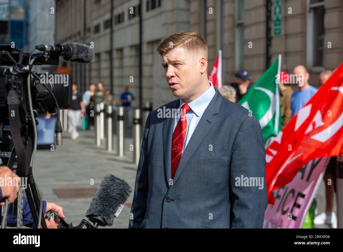 London, United Kingdom. August 26 2023. The Assistant General Secretary ...