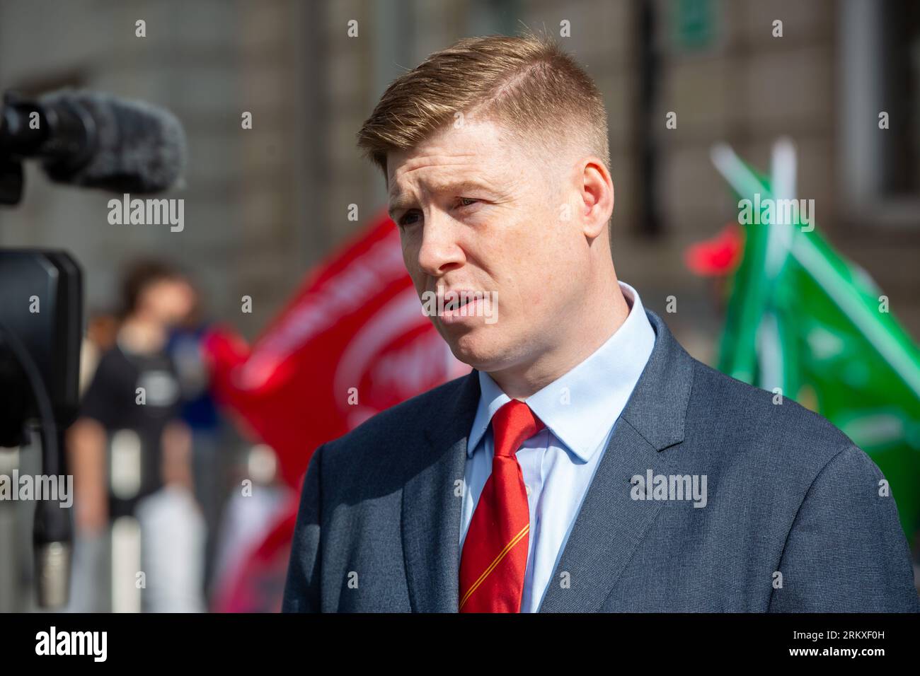 London, United Kingdom. August 26 2023. The Assistant General Secretary ...