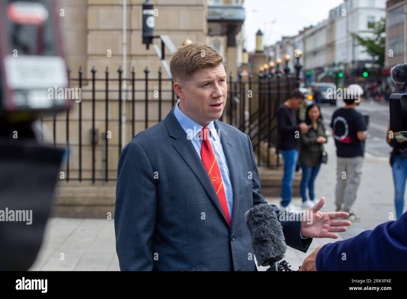London, United Kingdom. August 26 2023. The Assistant General Secretary ...