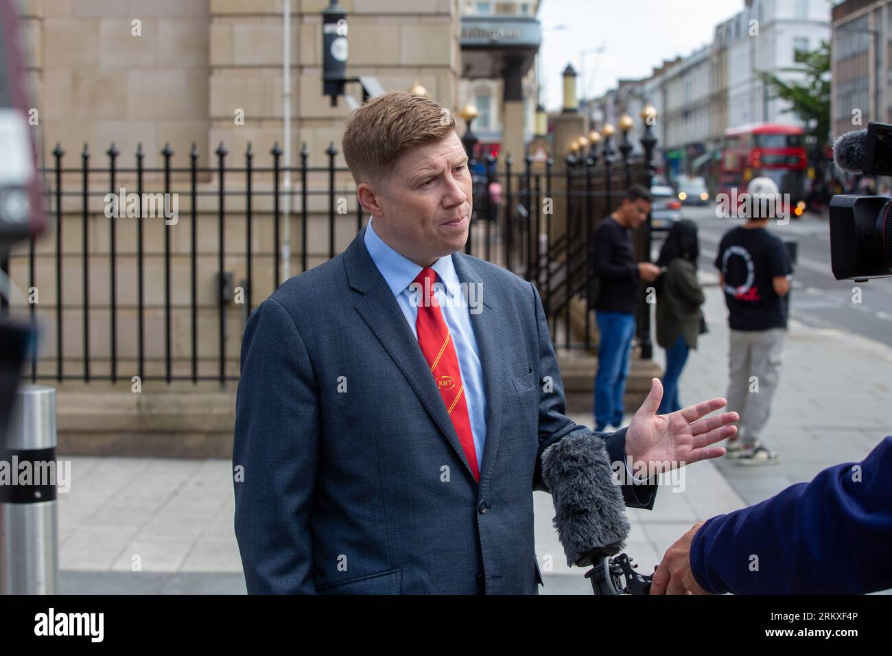 London, United Kingdom. August 26 2023. The Assistant General Secretary ...