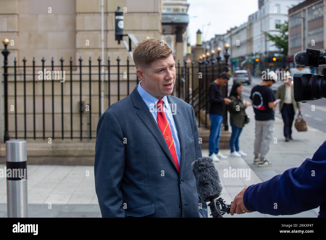London, United Kingdom. August 26 2023. The Assistant General Secretary ...