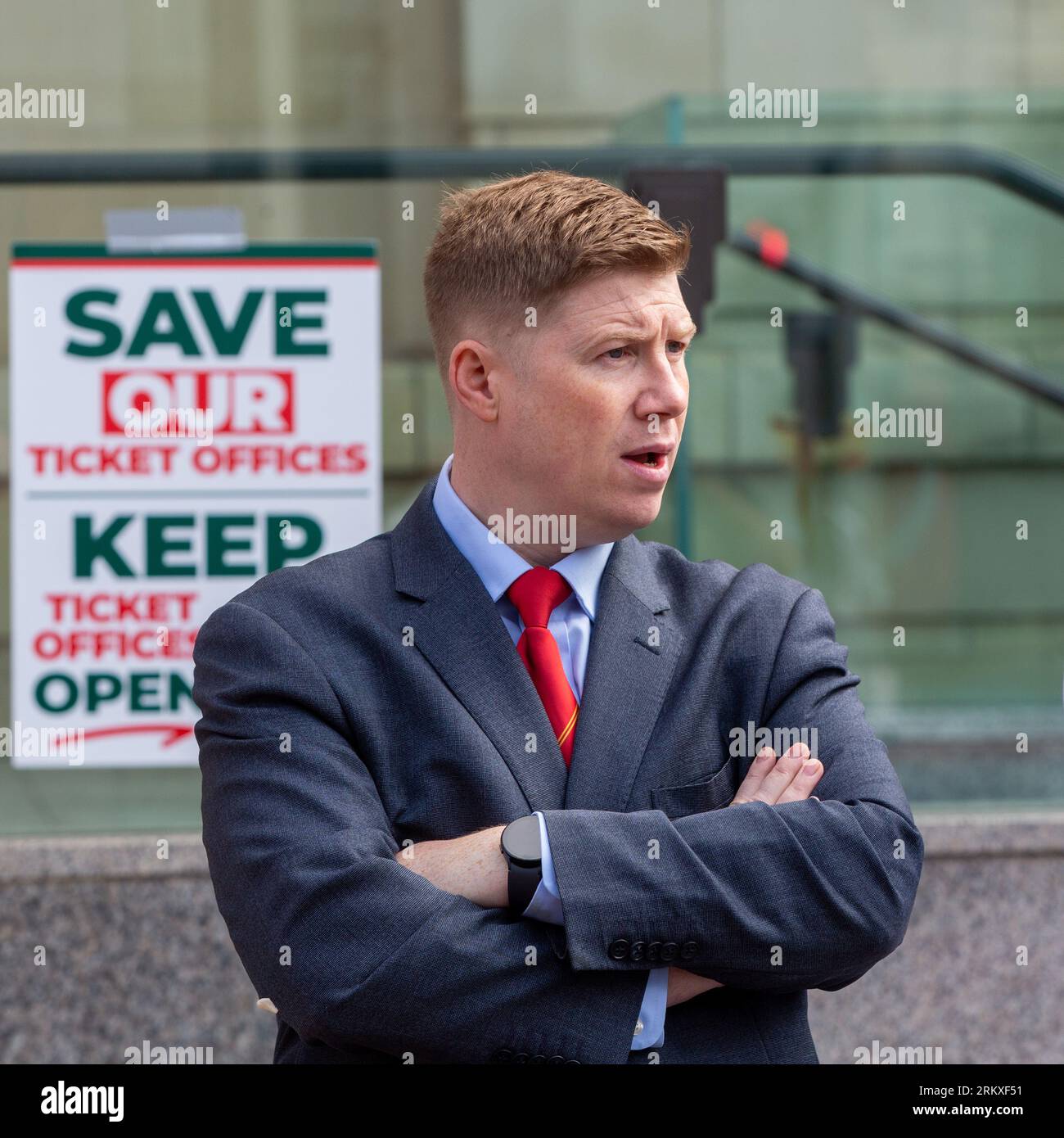 London, United Kingdom. August 26 2023. The Assistant General Secretary ...