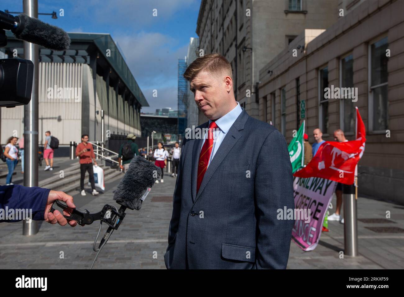 London, United Kingdom. August 26 2023. The Assistant General Secretary ...