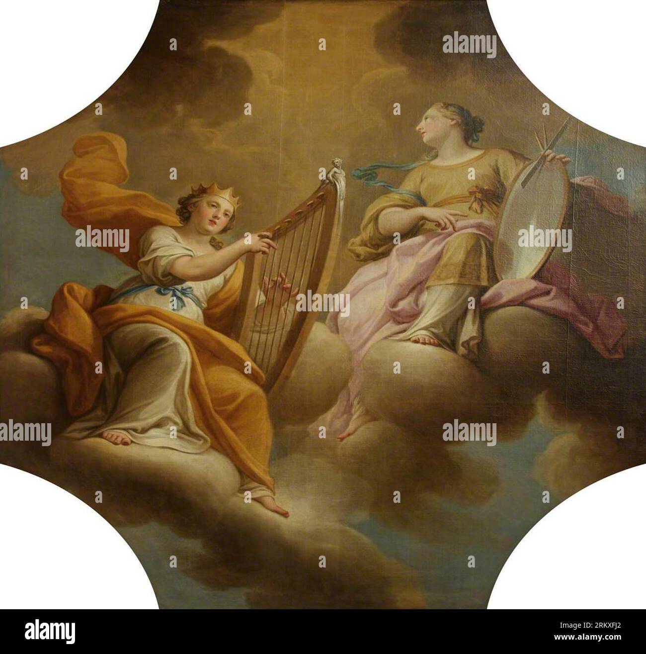 Personifications of Music and Painting between circa 1760 and circa ...