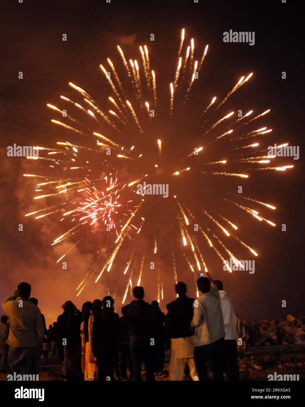 New year fireworks pakistan hi-res stock photography and images - Alamy