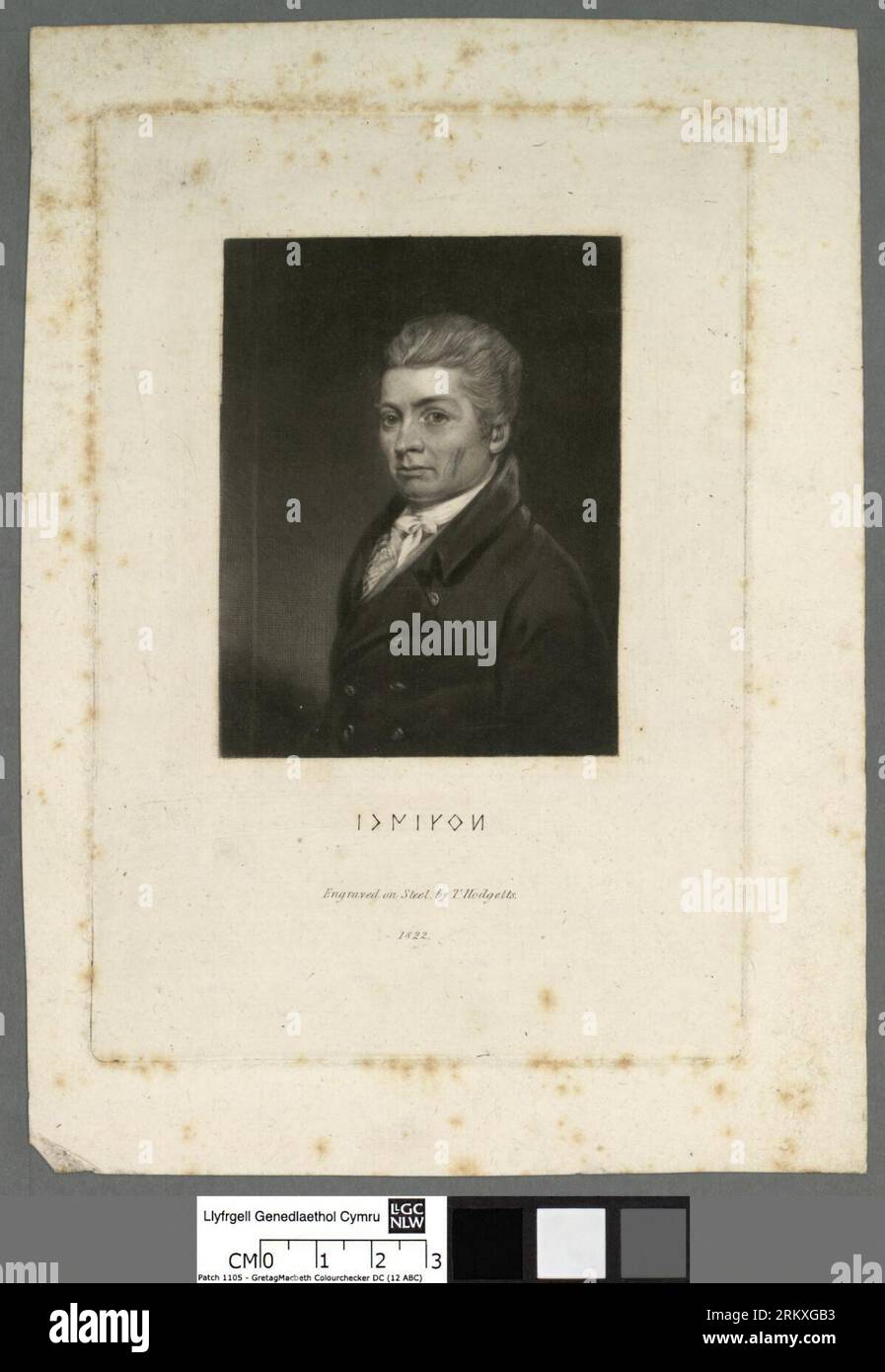 William Owen-Pughe 1822 by Thomas Hodgetts Stock Photo - Alamy