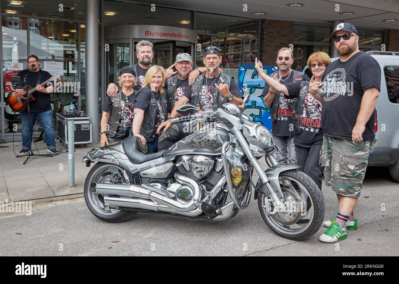 Hamburg, Germany. 26th Aug, 2023. Ingo Dingo (4th from right), member ...
