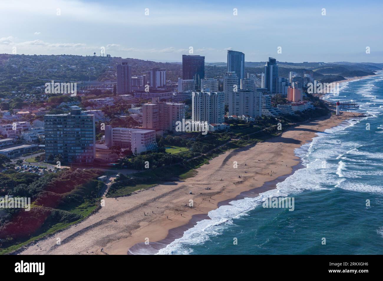 Umhlanga, South Africa - July the 12th 2023: Aerial photograph of ...