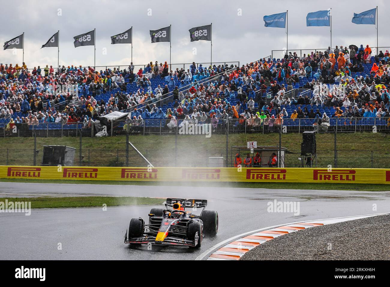 Max Verstappen 1 (NED), HONDA Red Bull Racing RB19 in the rain during the FORMULA 1 HEINEKEN ...