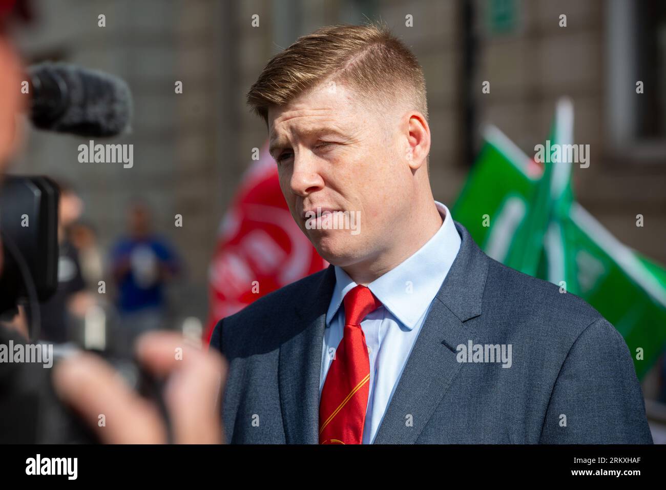 London, England, UK. 26th Aug, 2023. TheÂ Assistant General Secretary ...