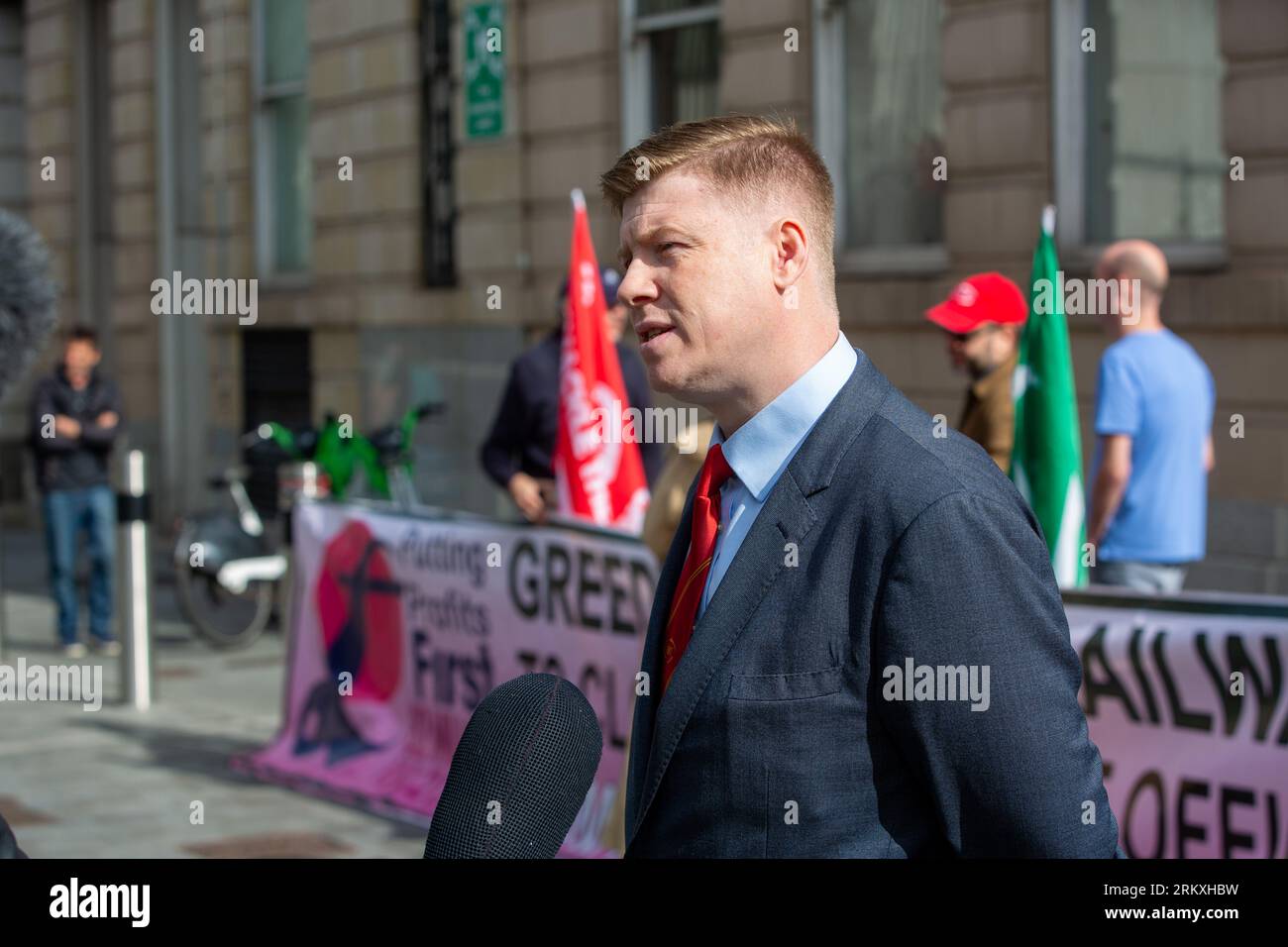 London, England, UK. 26th Aug, 2023. TheÂ Assistant General Secretary ...