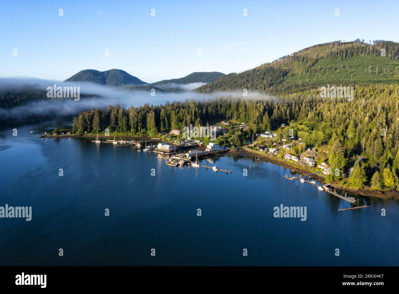Drone shot coast vancouver view hi-res stock photography and images - Alamy