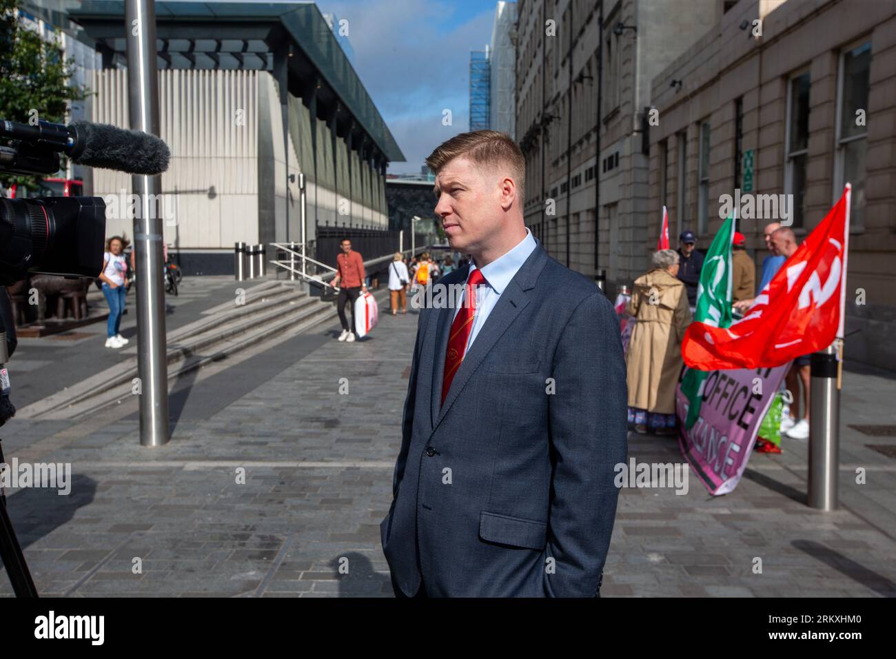 London, England, UK. 26th Aug, 2023. TheÂ Assistant General Secretary ...
