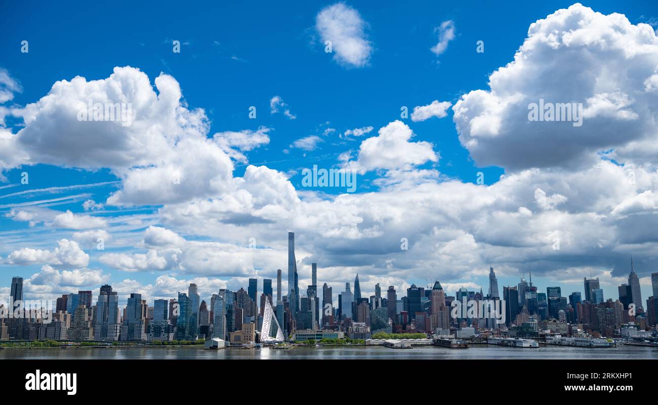 New York City, USA - May 05, 2023: Manhattan's iconic skyline boasts ...