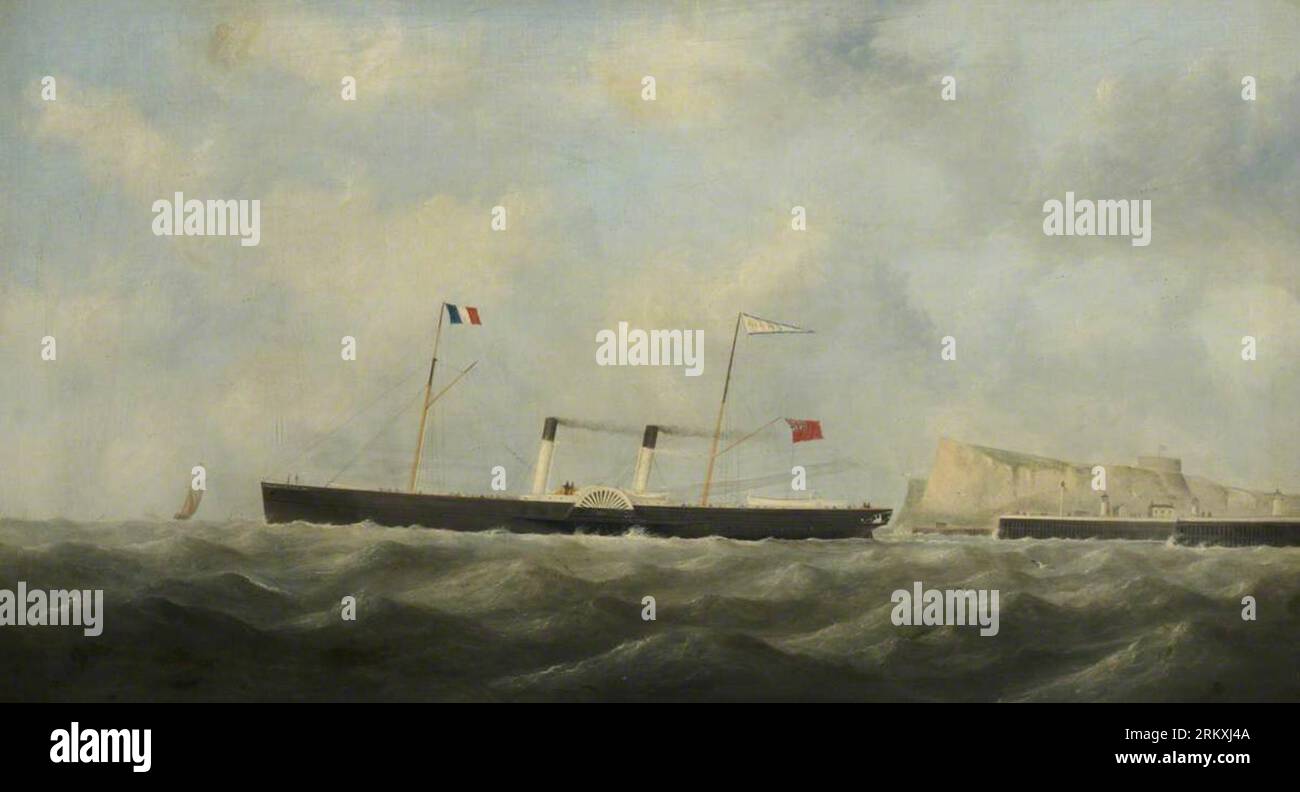 The paddle steamer Alexandra between 1866 and 1890 by George Mears ...