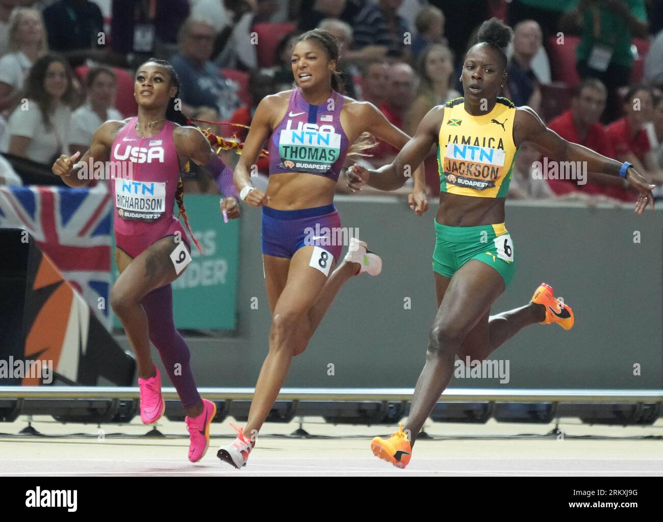 Budapest, Hungary. 26th Aug, 2023. Sha'Carri RICHARDSON, Gabrielle ...