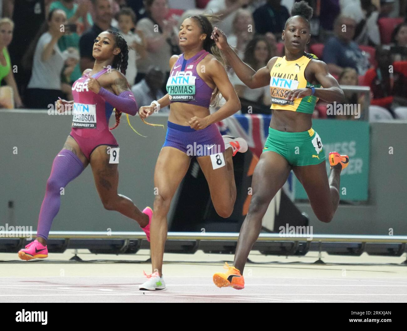 Budapest, Hungary. 26th Aug, 2023. Sha'Carri RICHARDSON, Gabrielle ...
