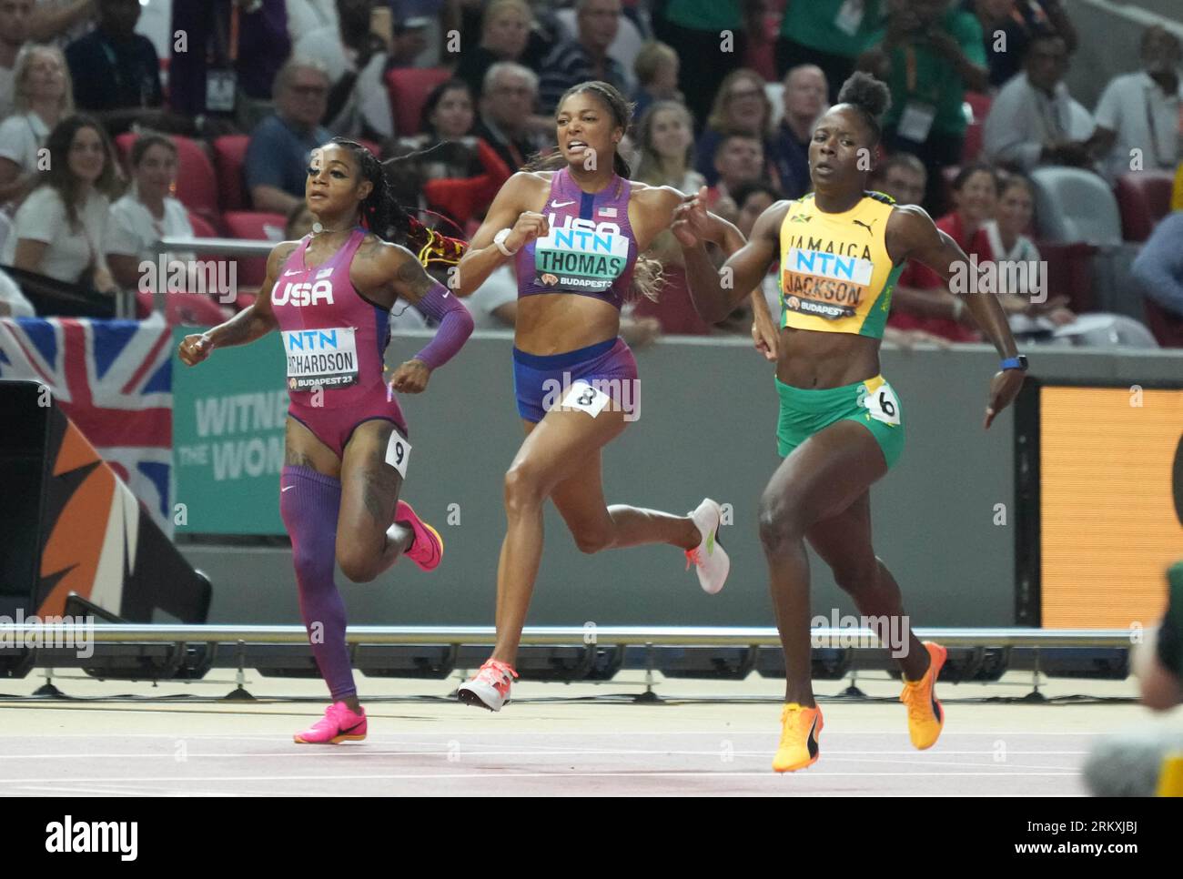 Budapest, Hungary. 26th Aug, 2023. Sha'Carri RICHARDSON, Gabrielle ...