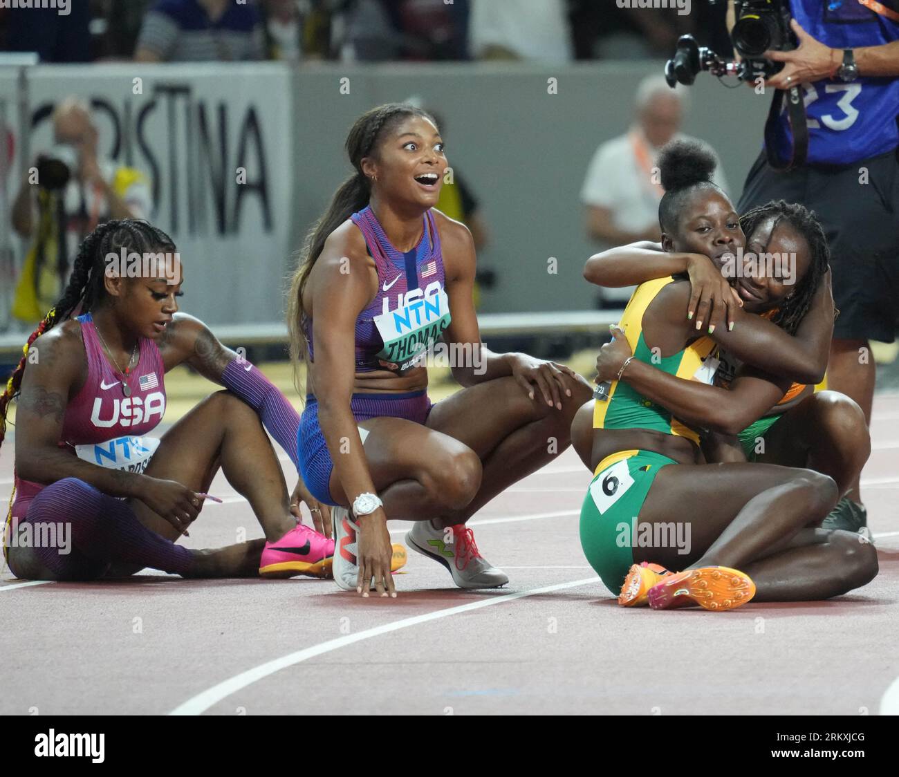 Budapest, Hungary. 26th Aug, 2023. Sha'Carri RICHARDSON, Gabrielle ...