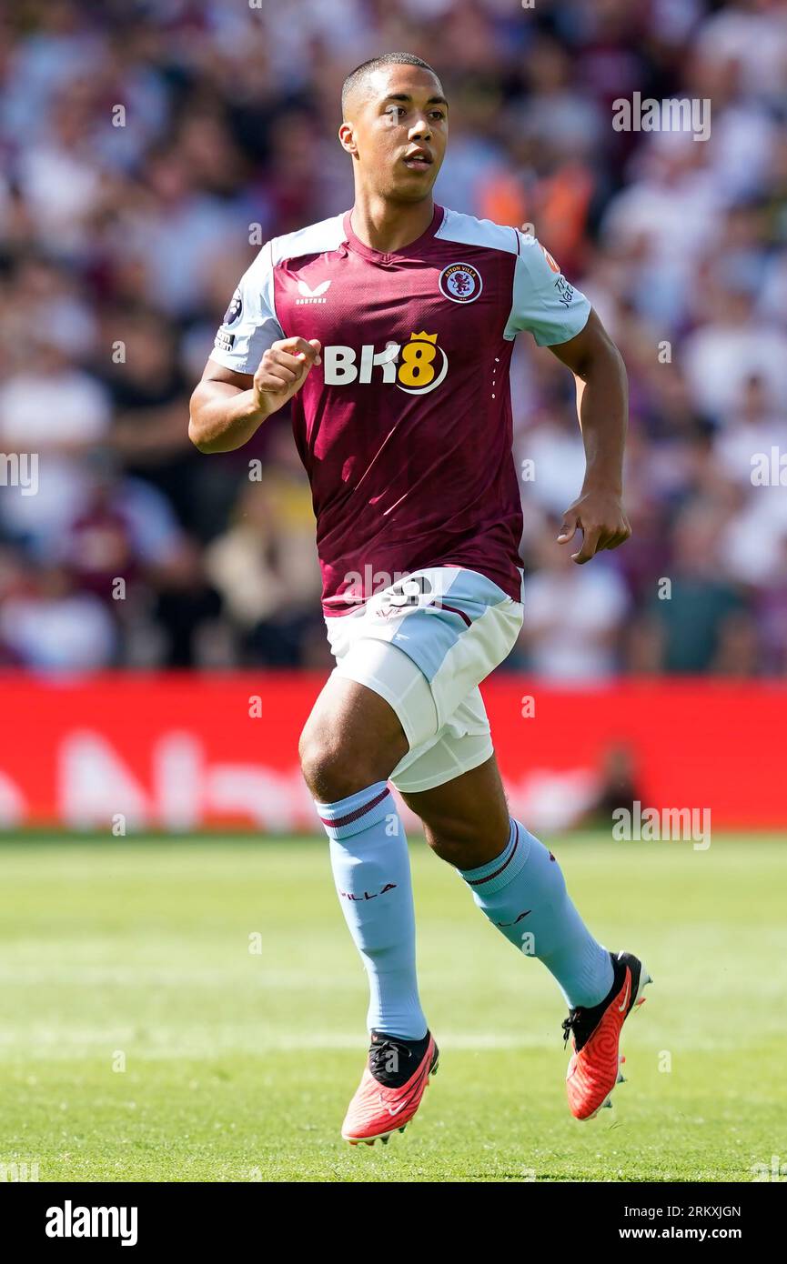 Birmingham, England, 20th August 2023. Youri Tielemans of Aston Villa ...