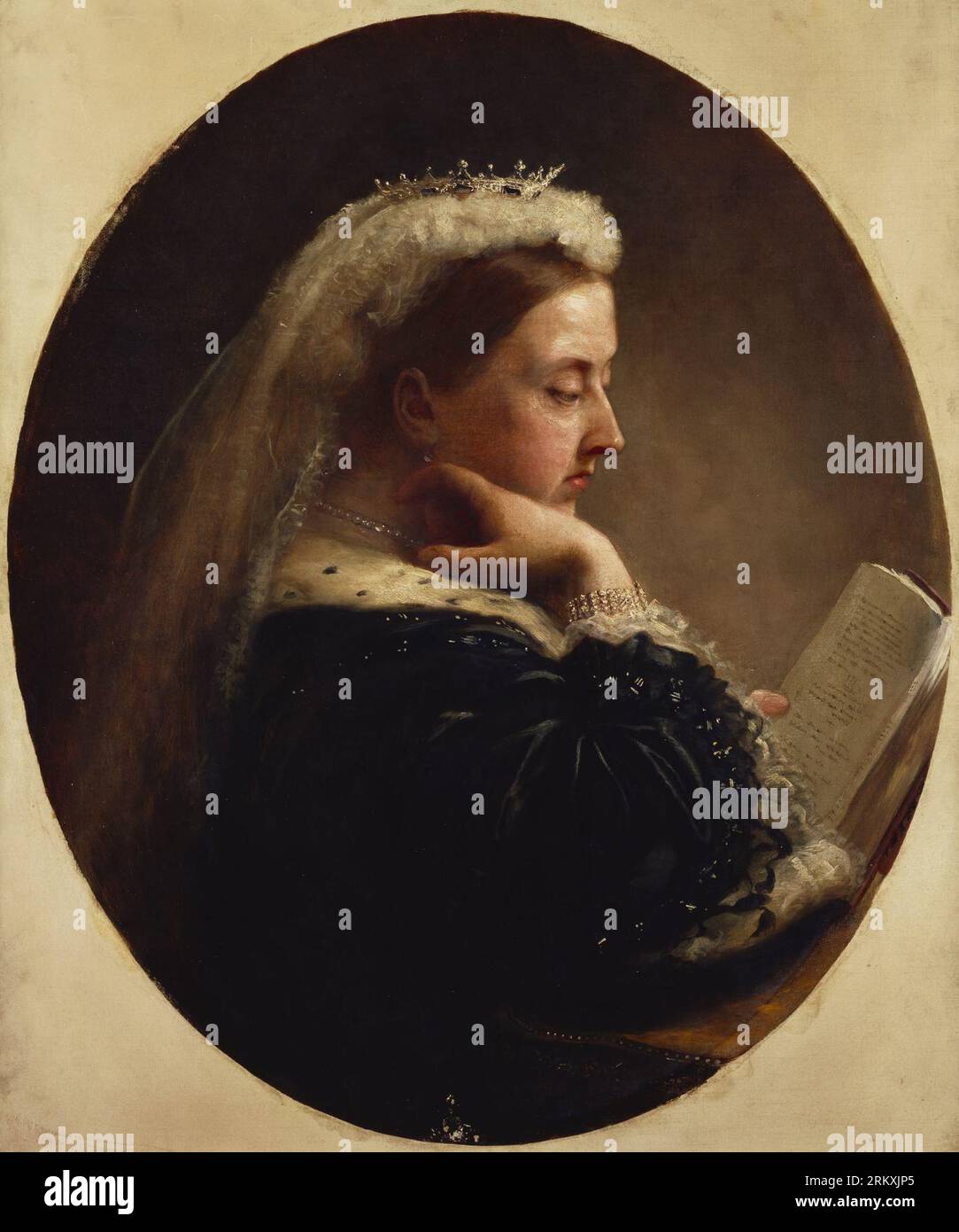 Queen Victoria (1819-1901) 1874 by Henry Richard Graves Stock Photo - Alamy