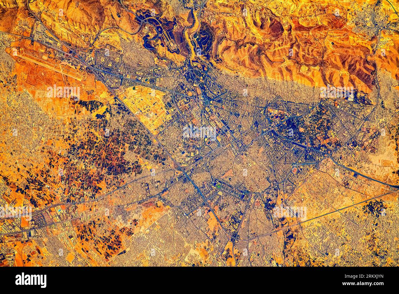 Egypt satellite image hi-res stock photography and images - Alamy