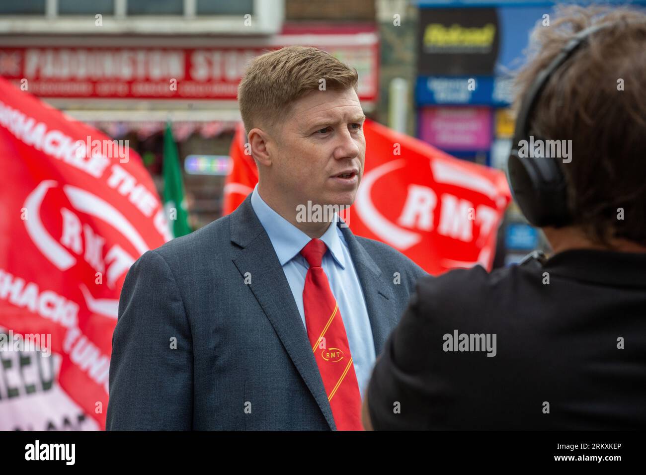 London, England, UK. 26th Aug, 2023. TheÂ Assistant General Secretary ...
