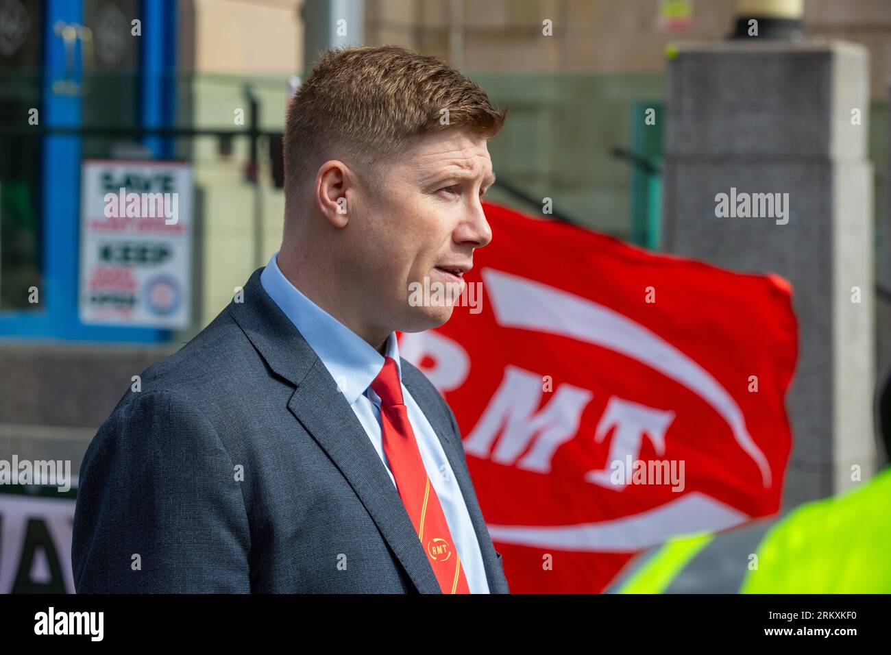 London, England, UK. 26th Aug, 2023. TheÂ Assistant General Secretary ...