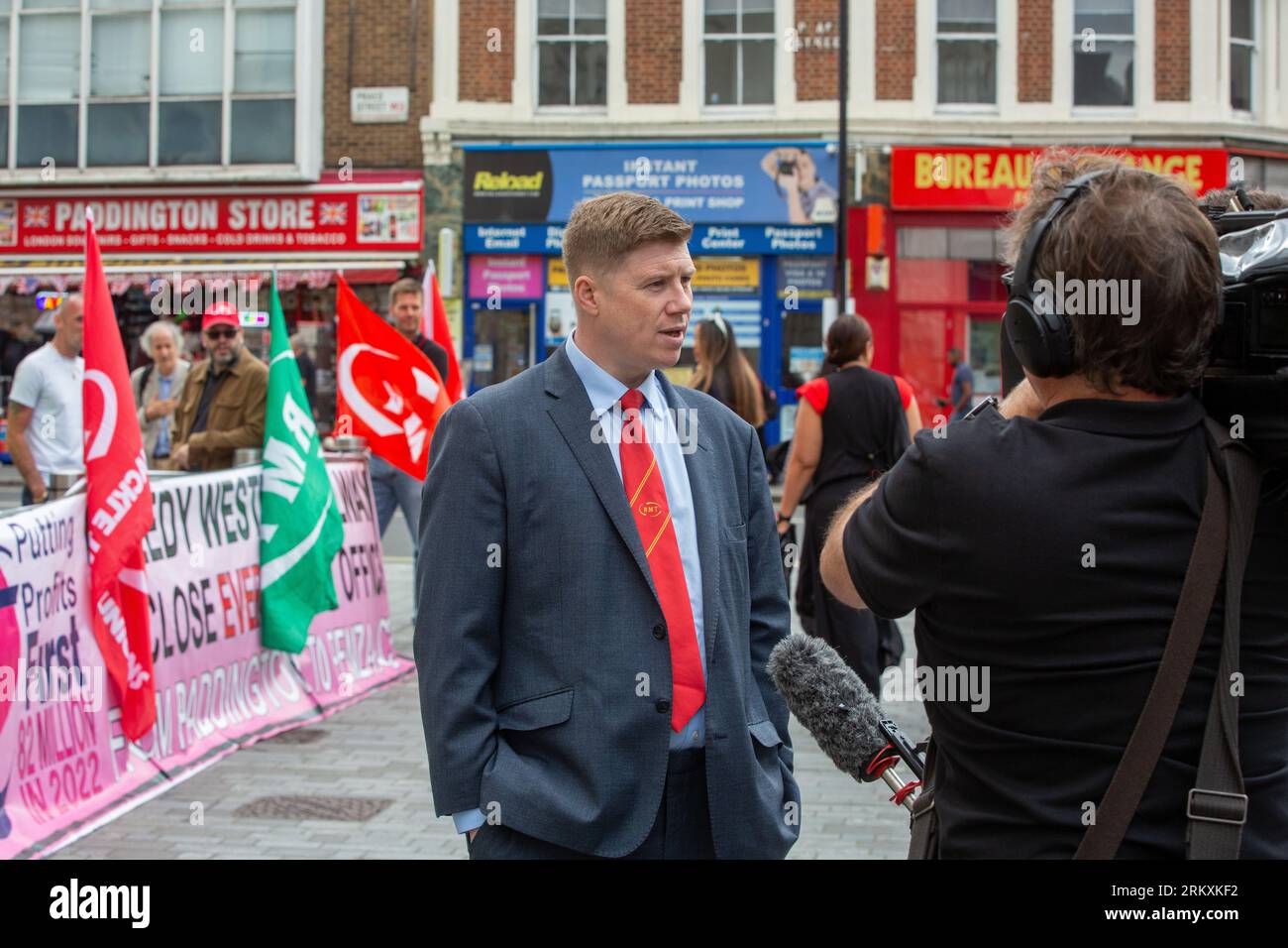 London, England, UK. 26th Aug, 2023. TheÂ Assistant General Secretary ...