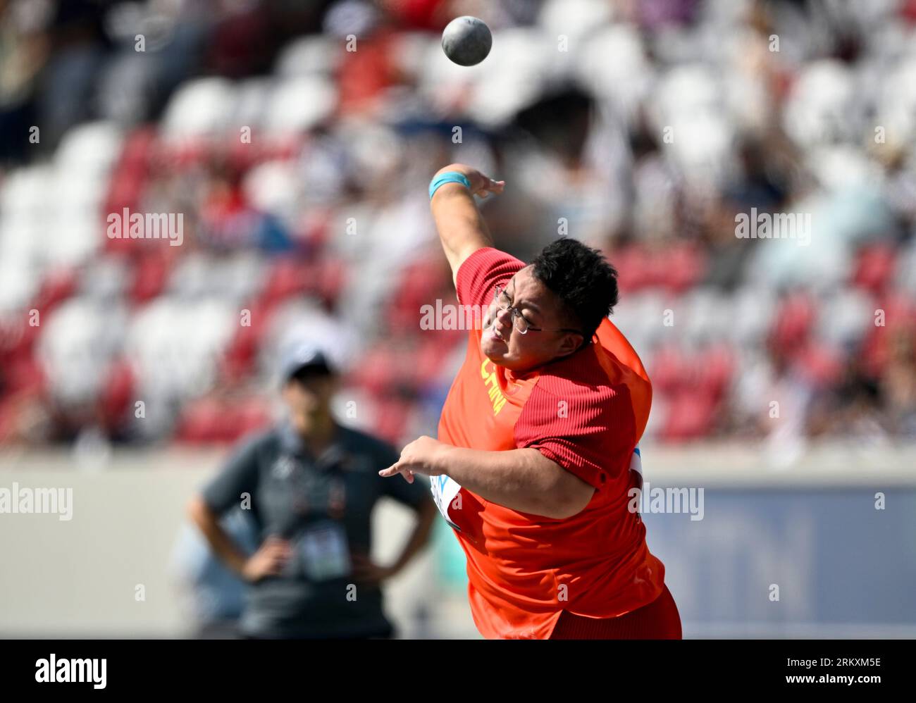 Budapest, Hungary. 26th Aug, 2023. Song Jiayuan of China competes ...