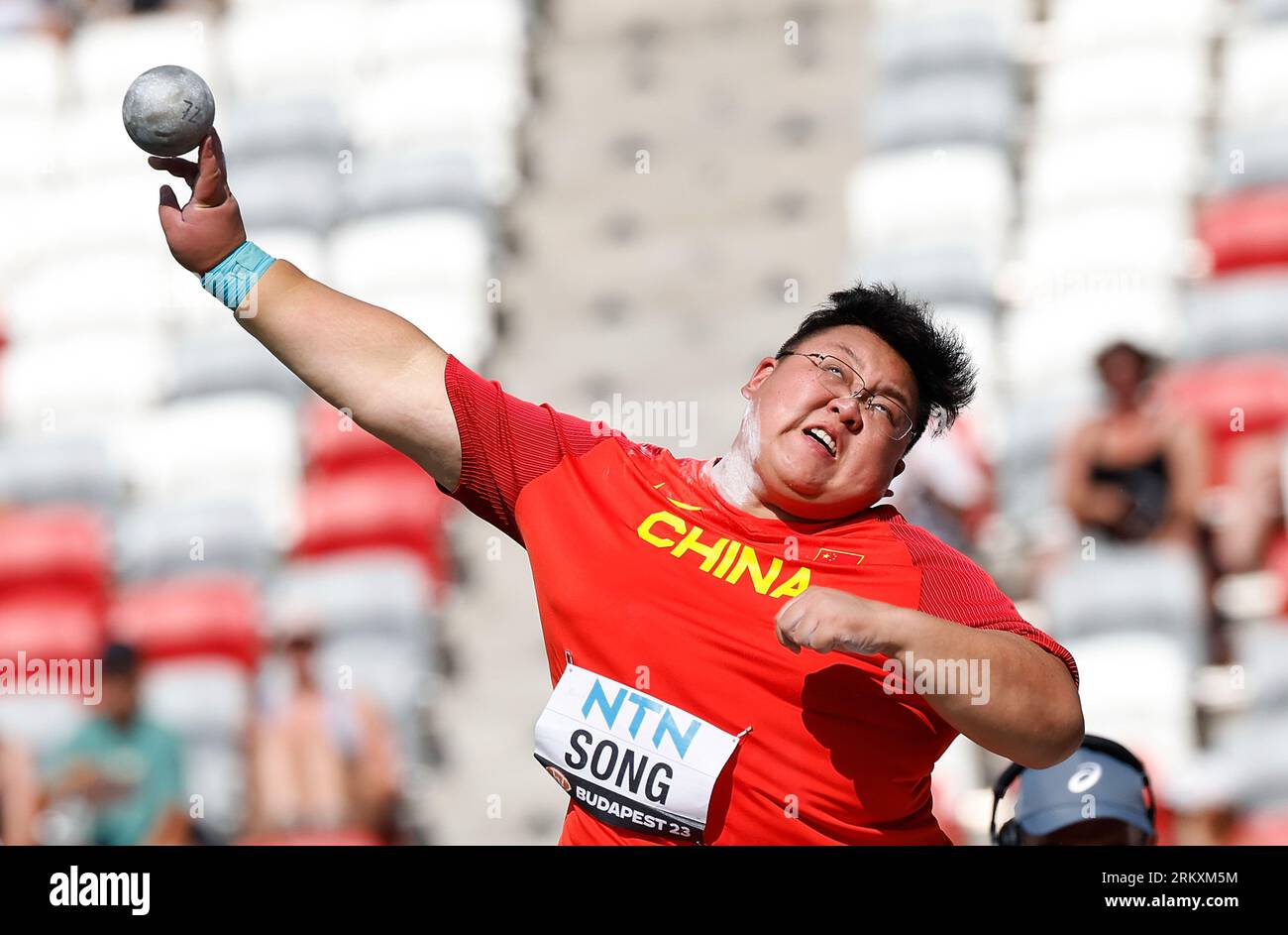 Budapest, Hungary. 26th Aug, 2023. Song Jiayuan of China competes ...