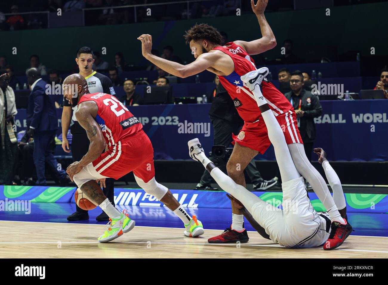 Manila, Philippines. 26th Aug, 2023. Ismael Romero (L) and George ...