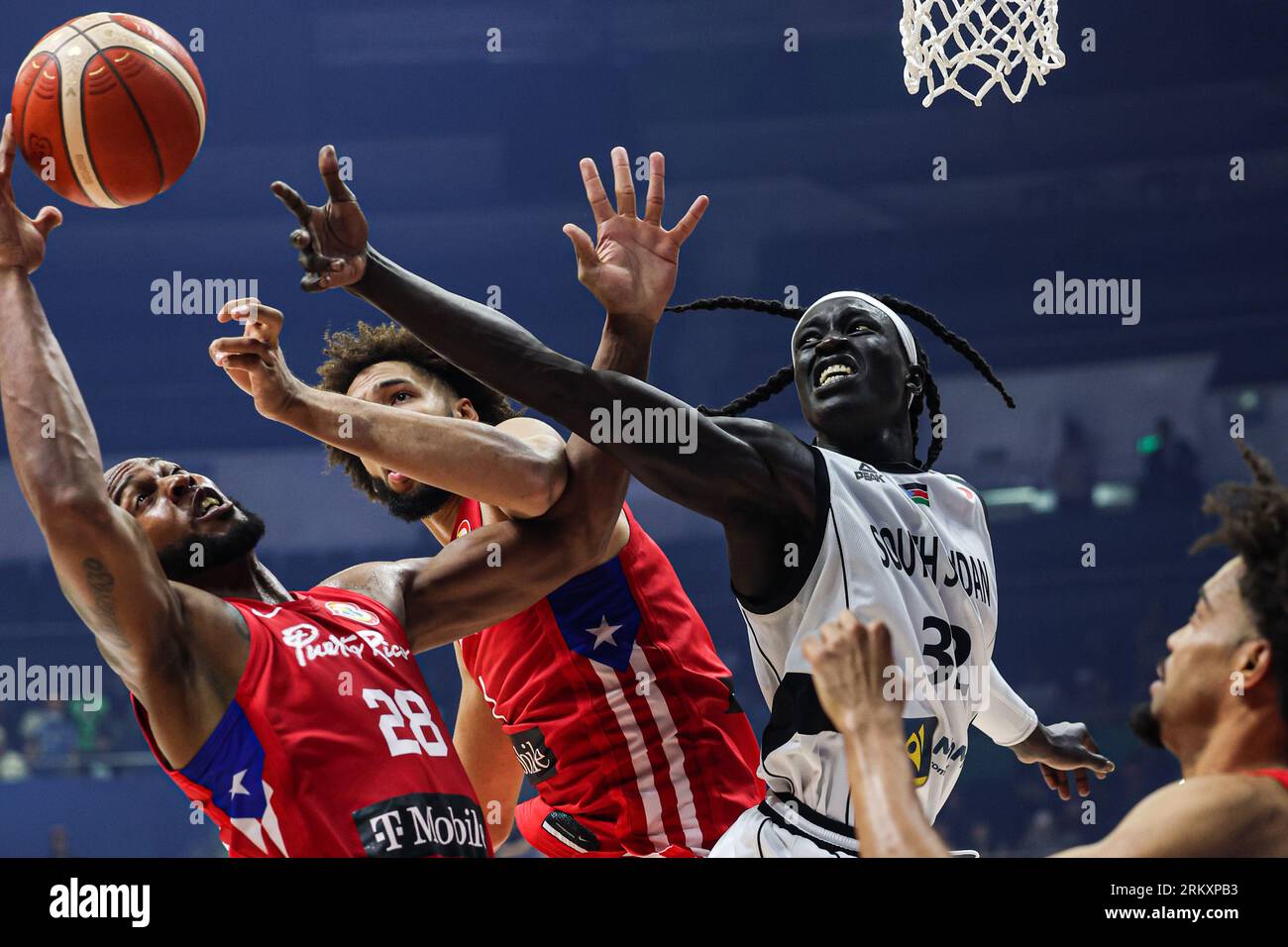Manila, Philippines. 26th Aug, 2023. Ismael Romero (L) and George ...