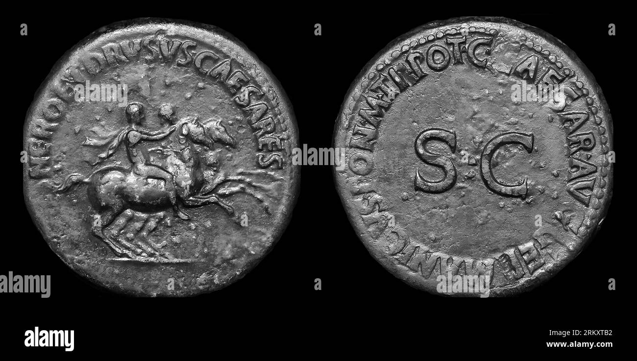 Ancient coin white background Black and White Stock Photos & Images - Alamy